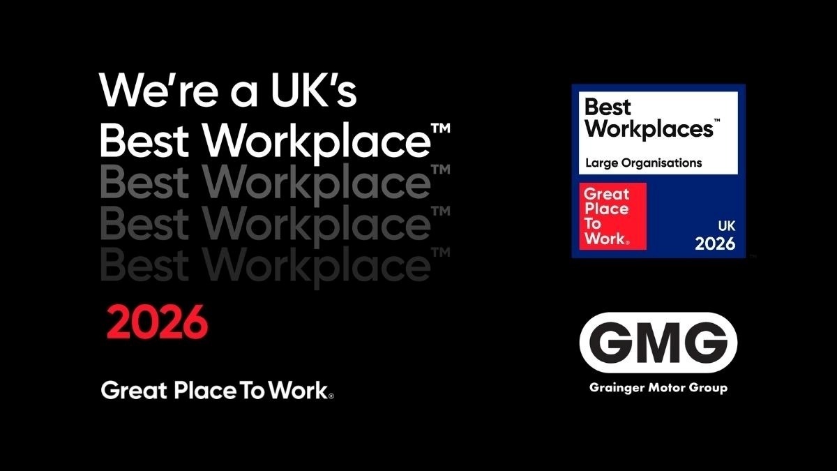 Grainger Motor Group Awarded UK’s Best Workplaces™ Recognition